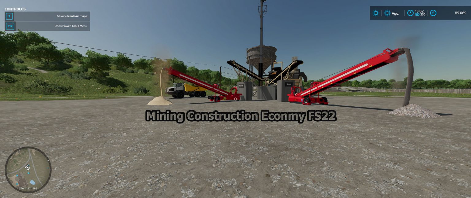 FS22 Mining Construction Economy v4 – MCE Maps & Mods